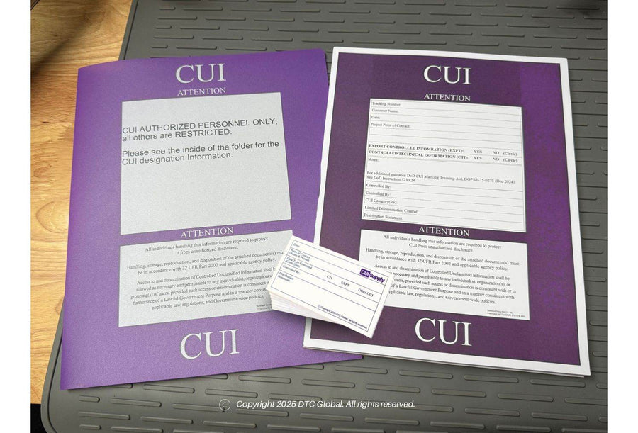 SF 901 CUI Coversheet and Folders - Combo Pack for Sensitive Info – CUI ...