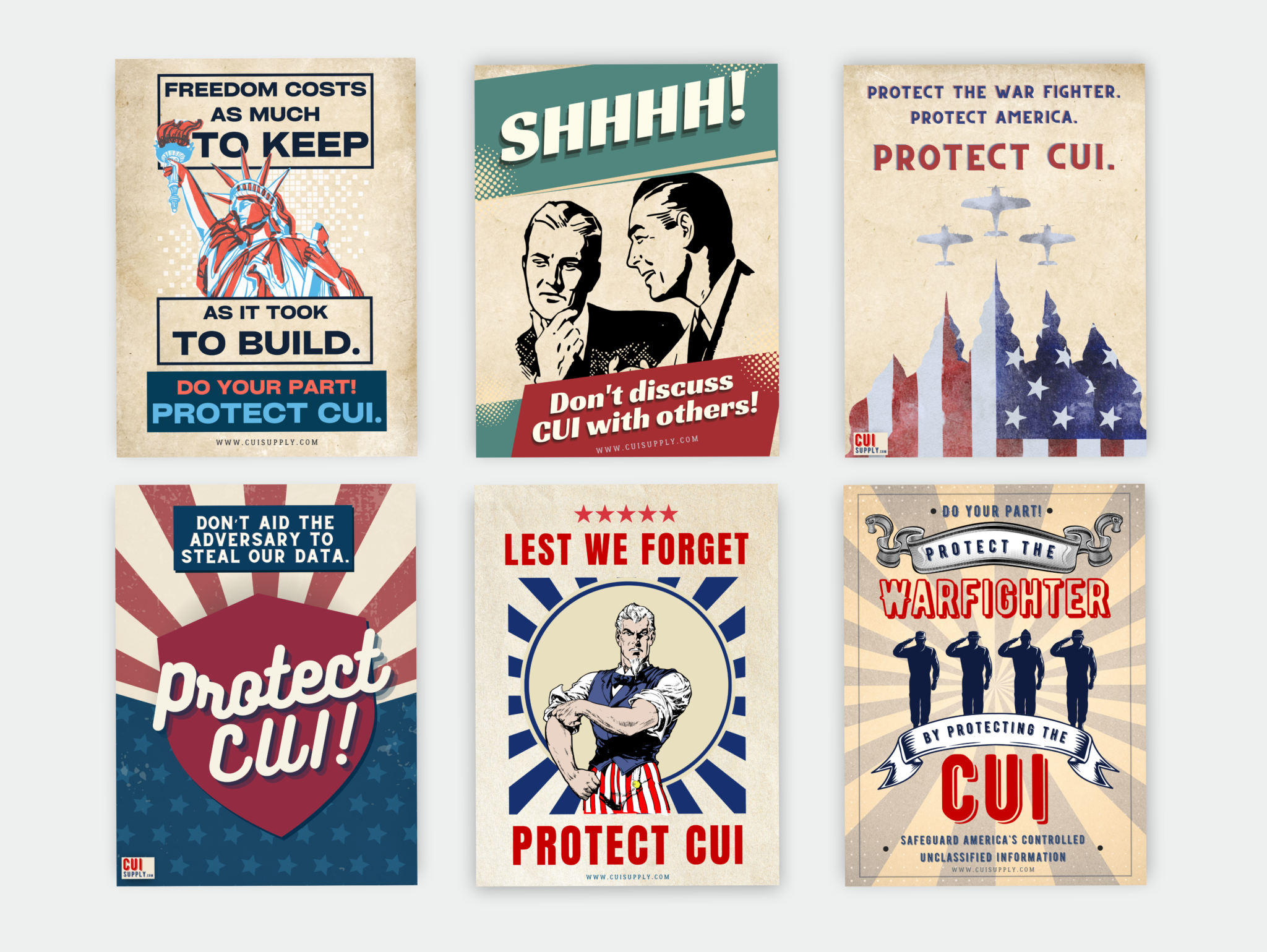 Awareness Posters & Banners for CUI Compliance | Build a Culture of ...