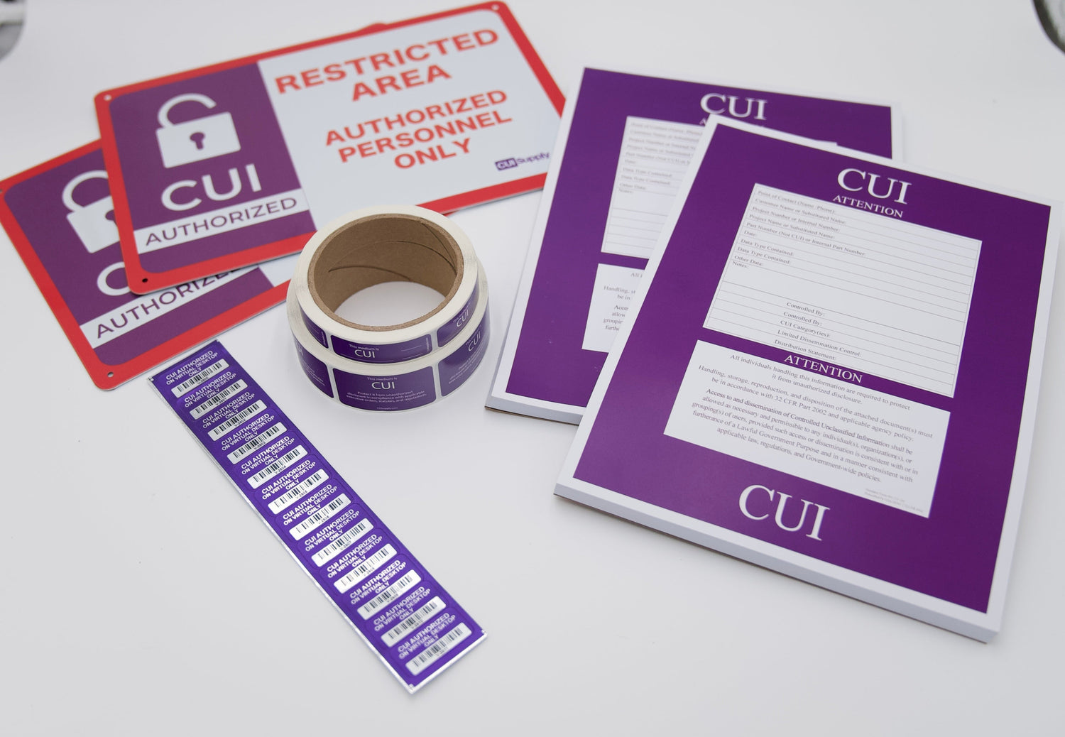 CUI Supply - CUI Security Labels, Signs, and Other Marking Supplies